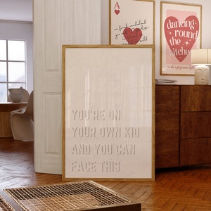 Youre on Your Own Kid Poster Printable Wall Art Digital Download Print ...