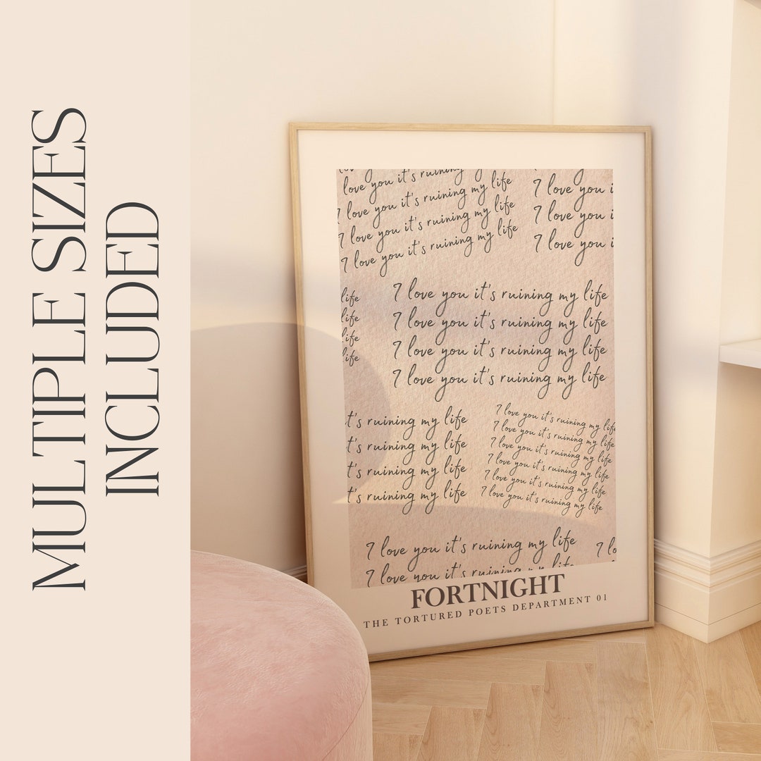 Fortnight Poster Printable Wall Art Digital Download Print at Home ...