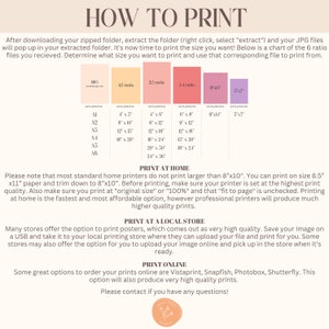 Alphabet Poster Clean Version Printable Wall Art Digital Download Print ...