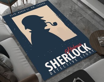 Sherlock Holmes Rug - Etsy