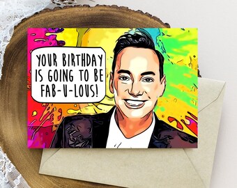 Strictly Come Dancing Birthday Card - Etsy UK