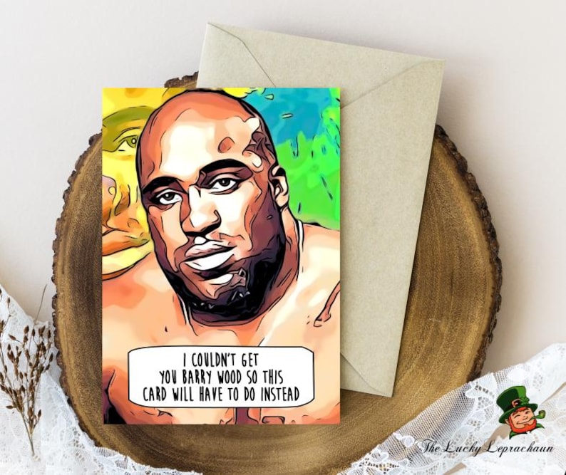 Barry Wood Birthday Card, Funny Birthday Card, - Etsy