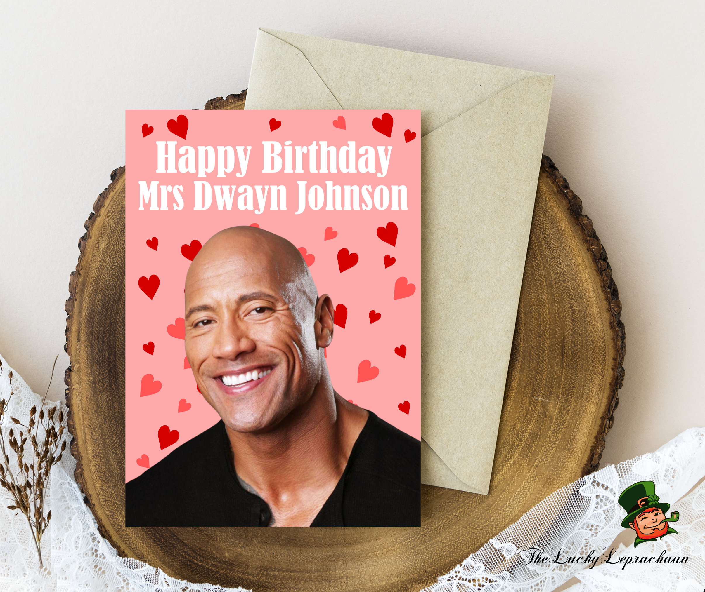 Dwayne Johnson Birthday Card Funny Birthday Card - Etsy