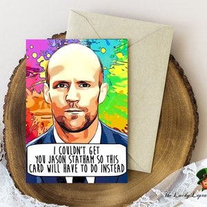 Jason Statham Birthday Card, Funny Birthday Card, - Etsy UK