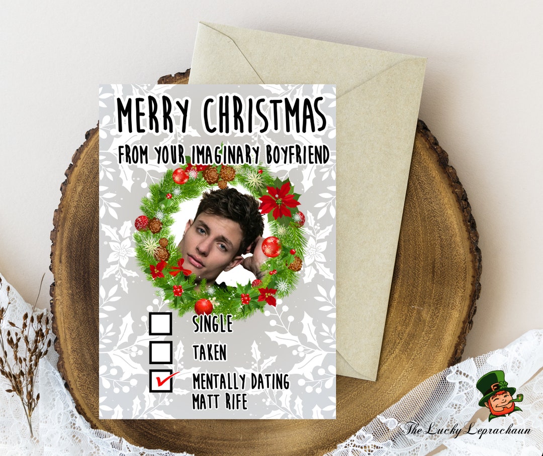 Matt Rife Christmas Card, Funny Christmas Card, - Etsy