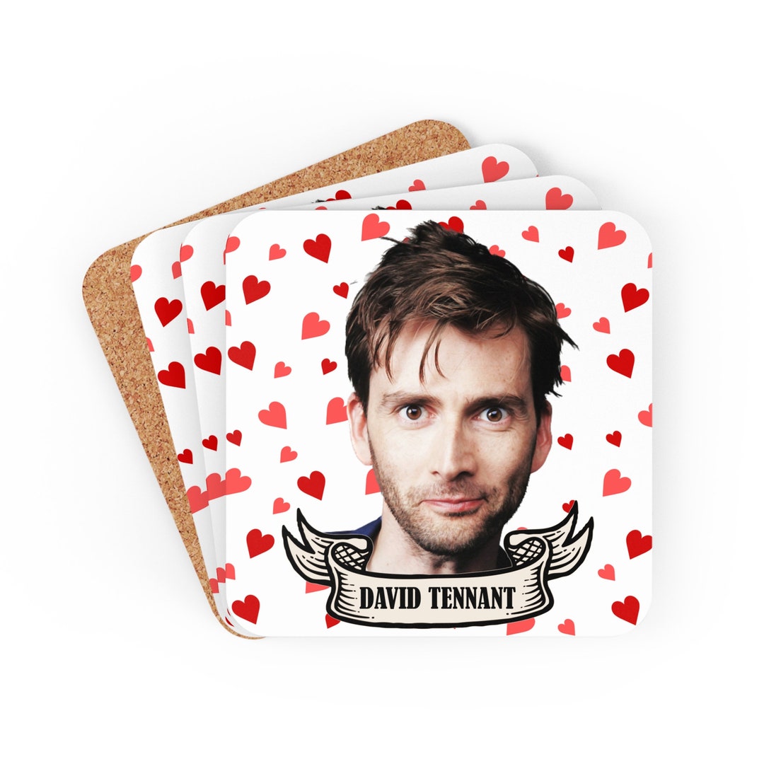 David Tennant Coasters, Funny Coasters Drink Coasters, - Etsy