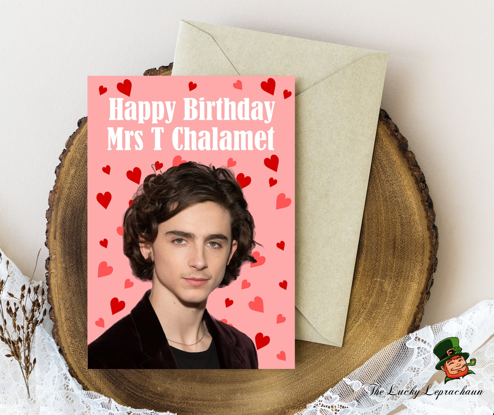 Timothee Chalamet Birthday Card, Funny Birthday Card, - Etsy