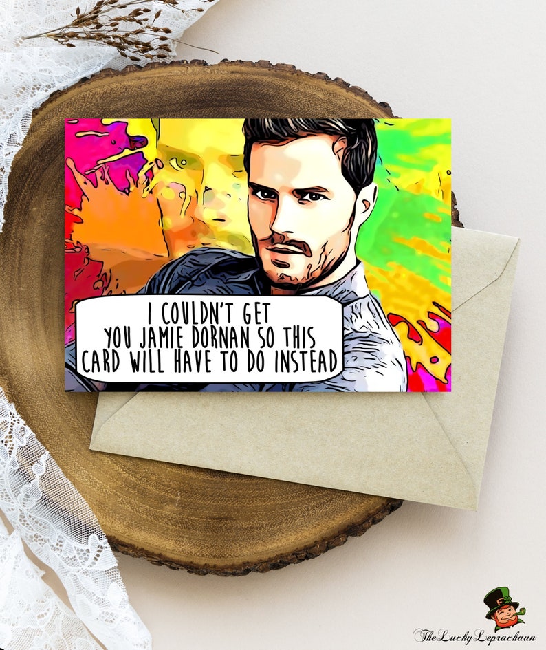 Jamie Dornan Birthday Card Funny Birthday Card - Etsy