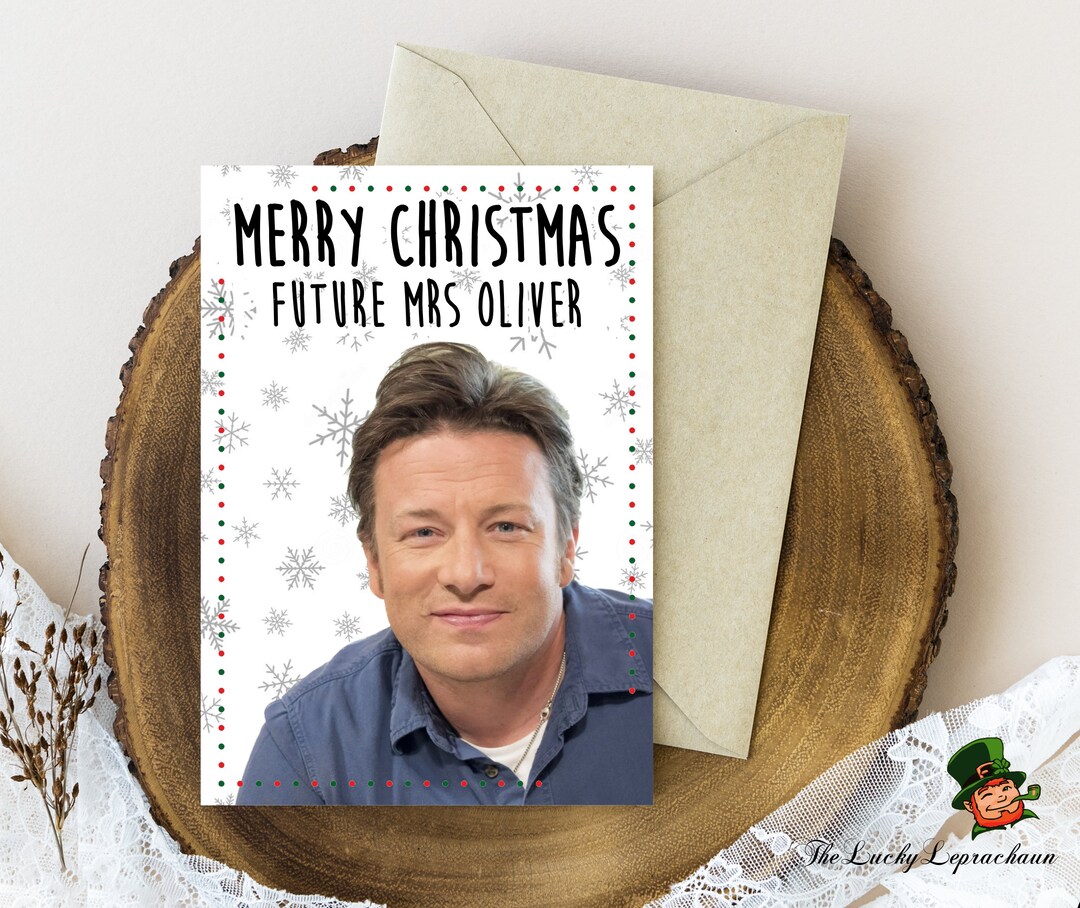 Jamie Oliver Christmas Card, Funny Christmas Card, - Etsy