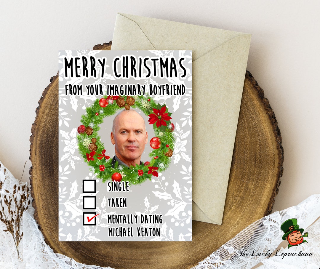 Michael Keaton Christmas Card, Funny Christmas Card, - Etsy