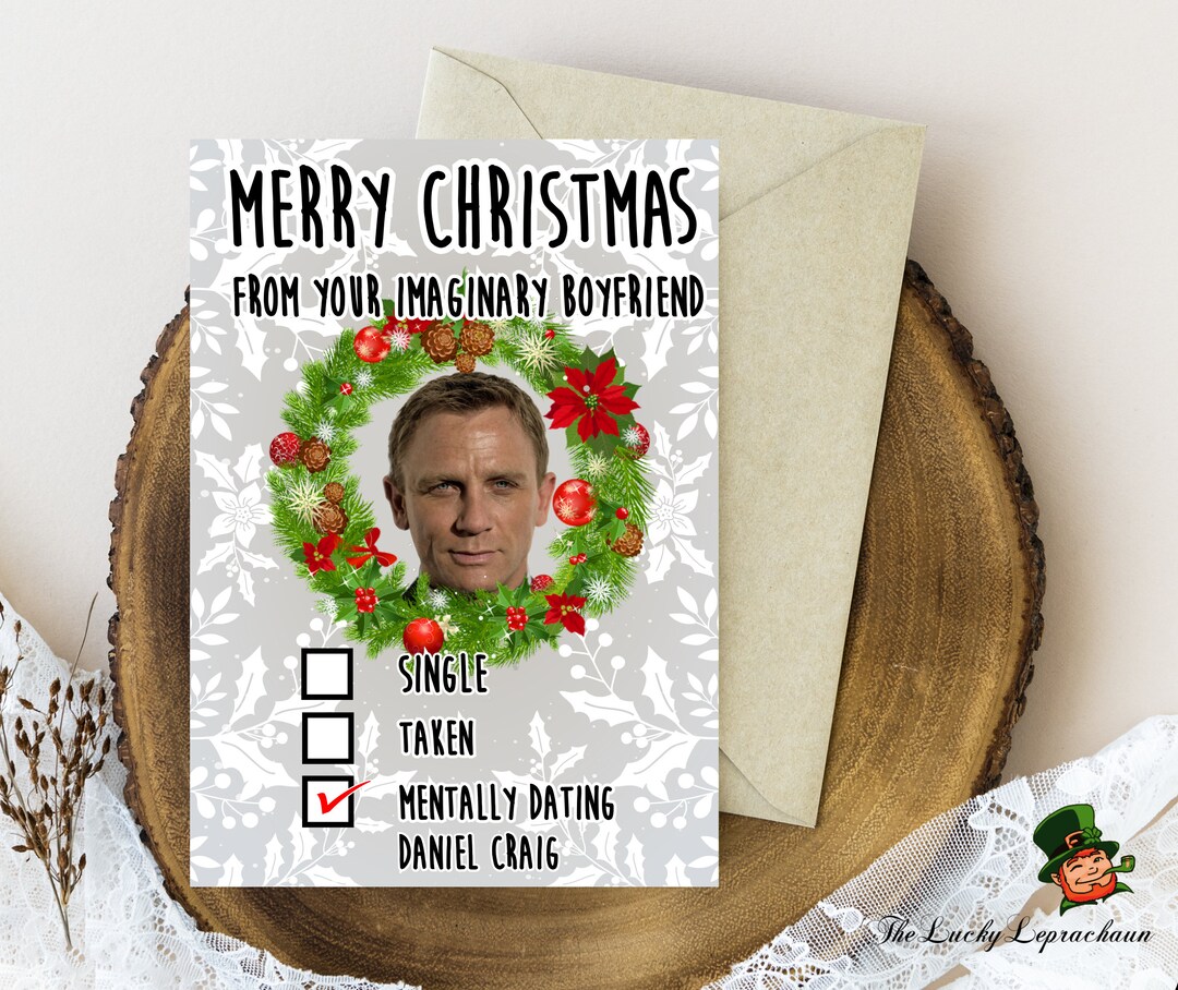 Daniel Craig Christmas Card, Funny Christmas Card, - Etsy