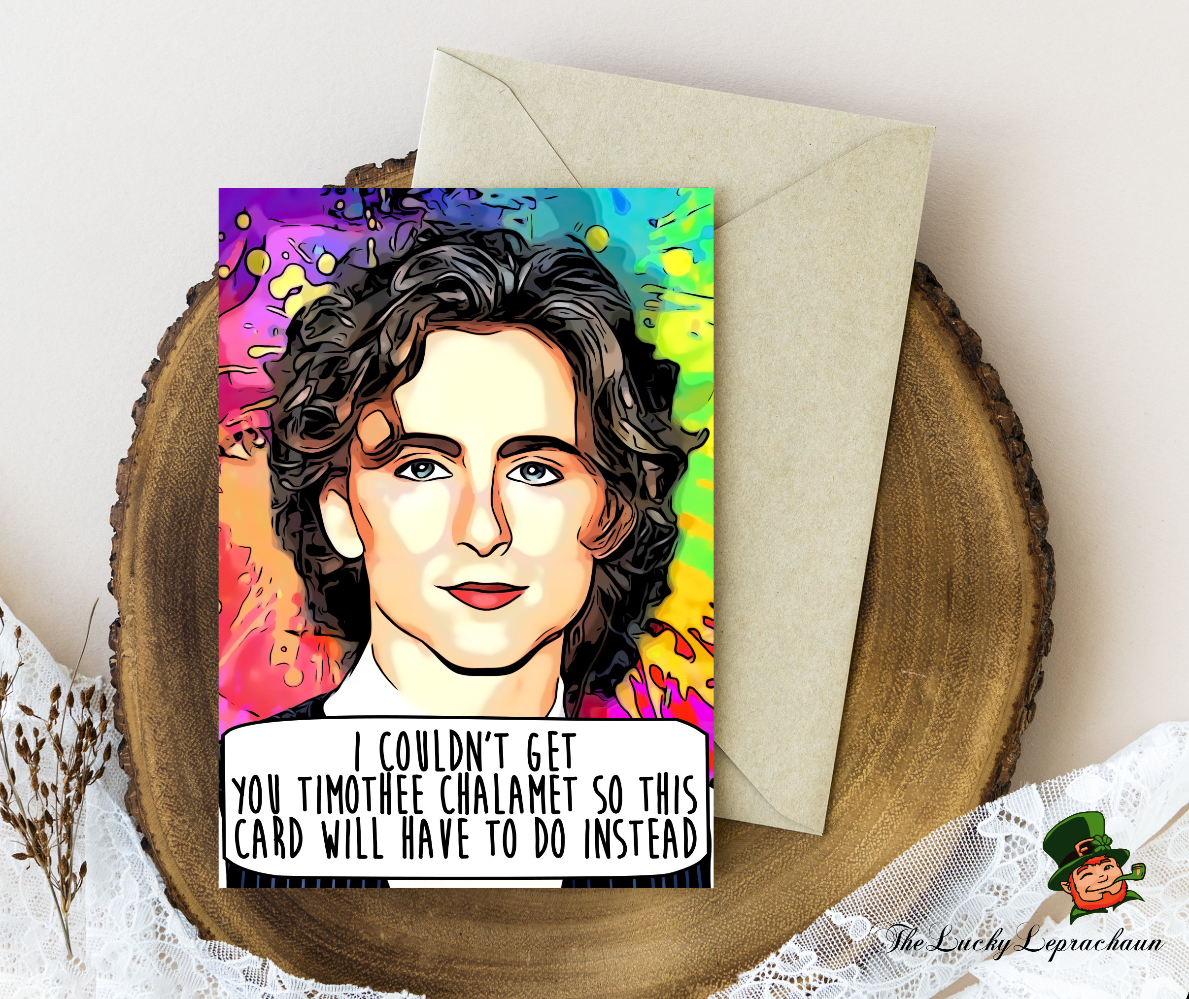 Timothee Chalamet Birthday Card Funny Birthday Card - Etsy