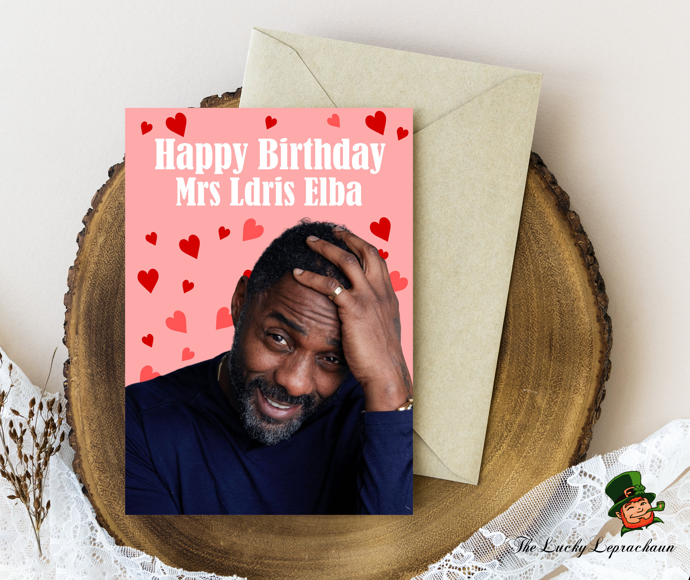Idris Alba Birthday Card, Funny Birthday Card, - Etsy