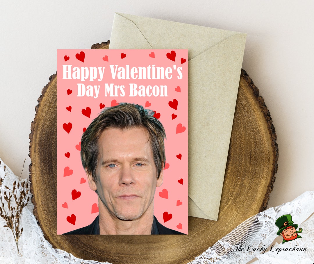 Kevin Bacon Valentines Card, Funny Valentines Card, - Etsy Australia