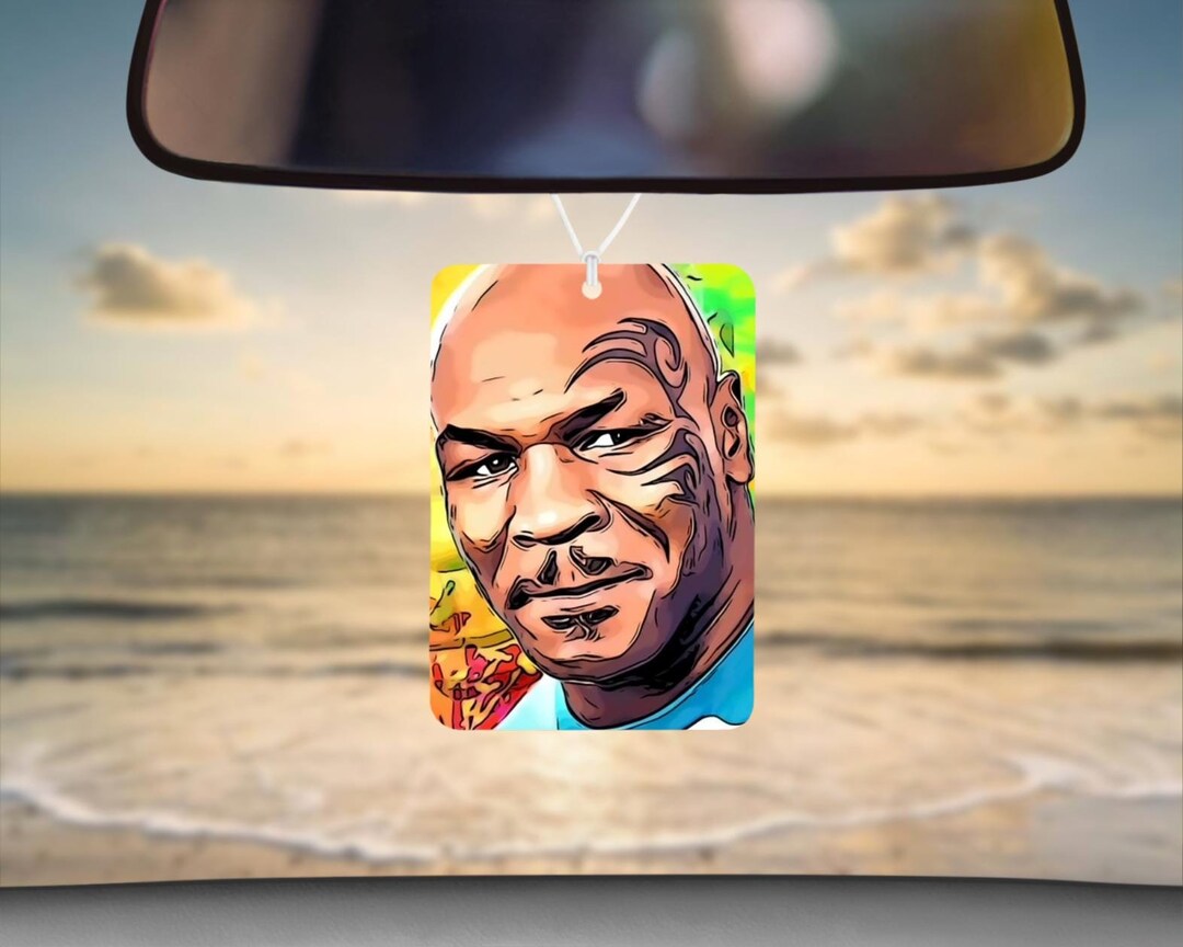 Car Air Freshener, Mike Tyson Freshener, Funny Car Air Freshener Car ...
