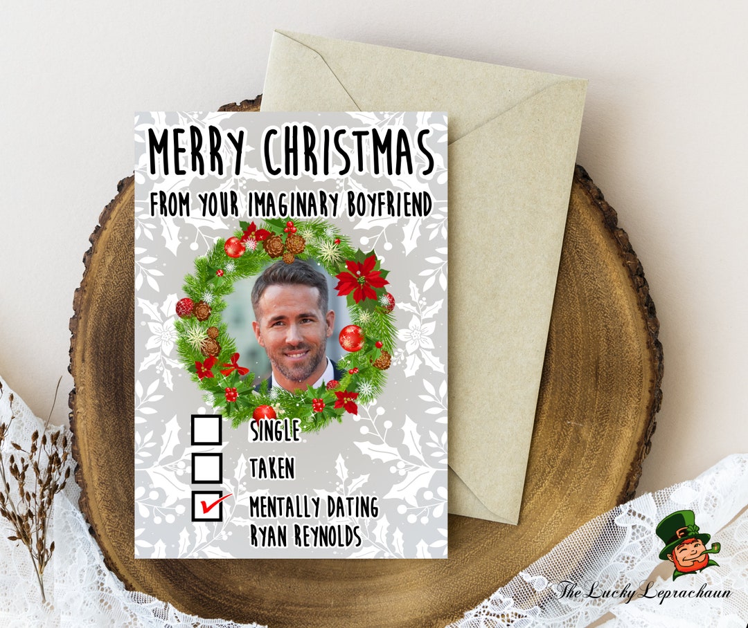 Ryan Reynolds Christmas Card, Funny Christmas Card, - Etsy