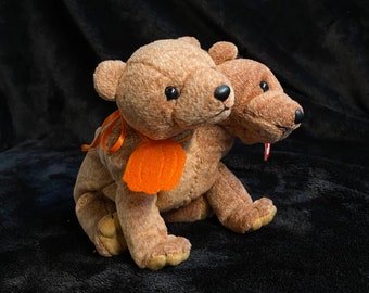 Two Headed Bear - Etsy