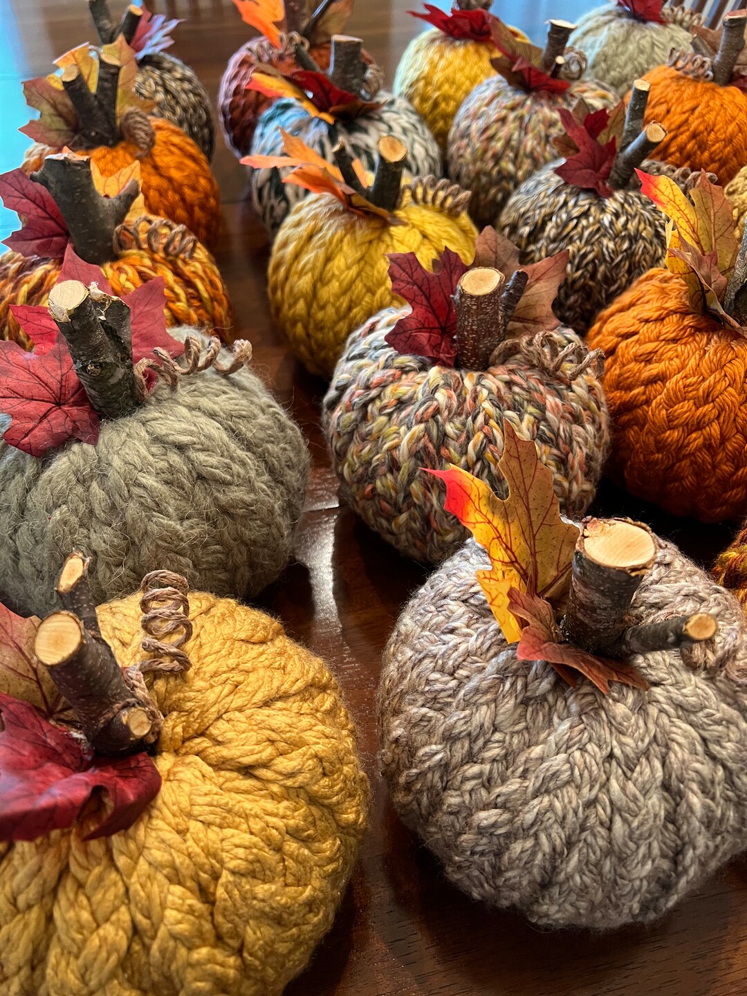 Handmade Fall Pumpkins - Etsy