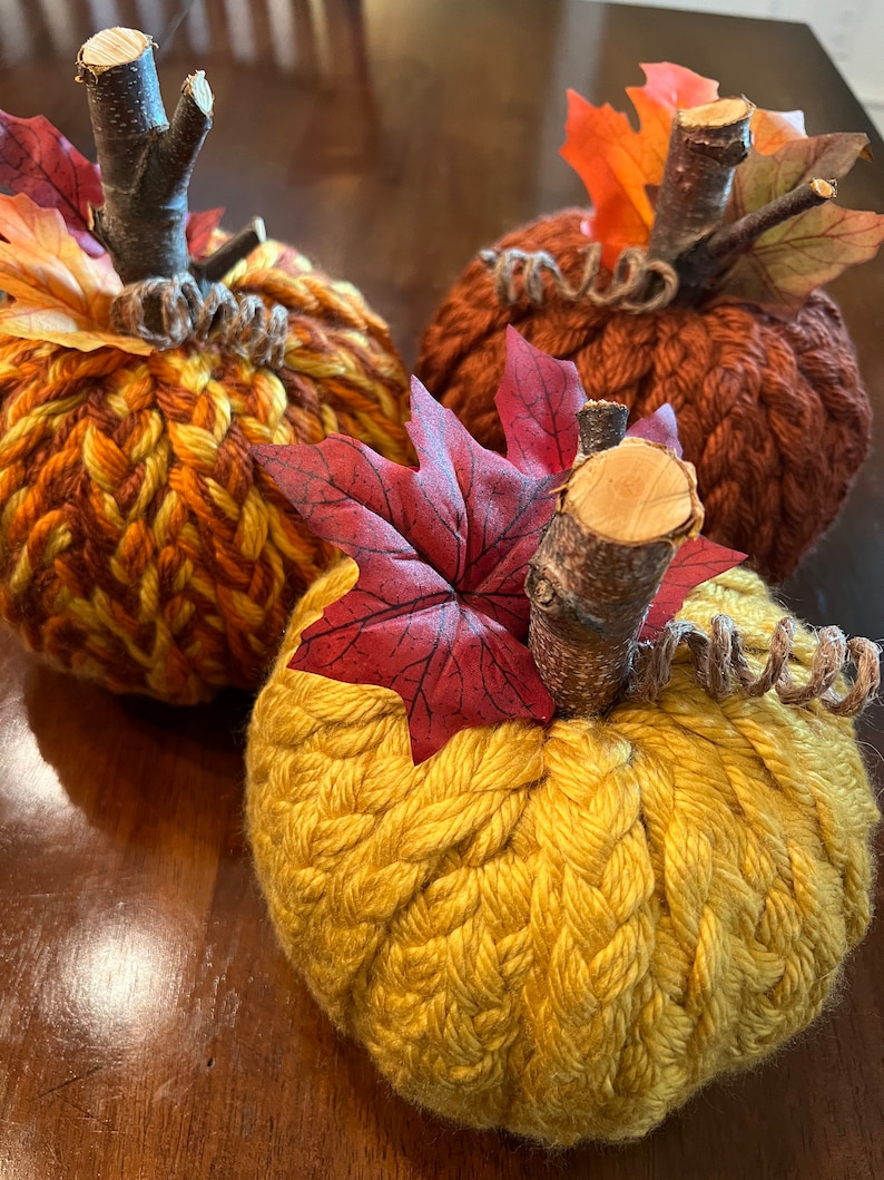Handmade Fall Pumpkins - Etsy