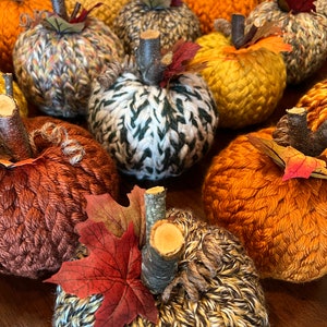 Handmade Fall Pumpkins - Etsy