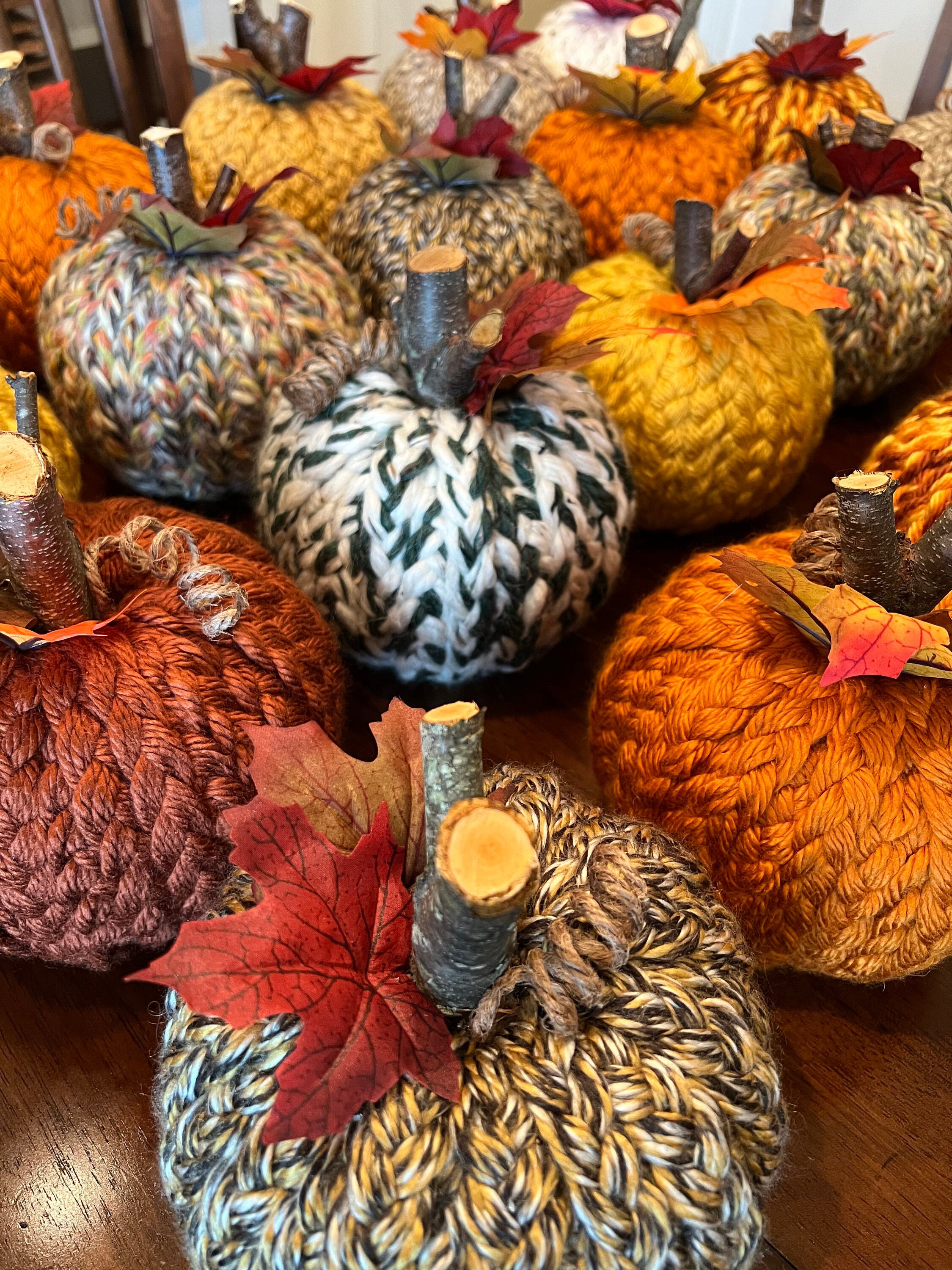Handmade Fall Pumpkins - Etsy