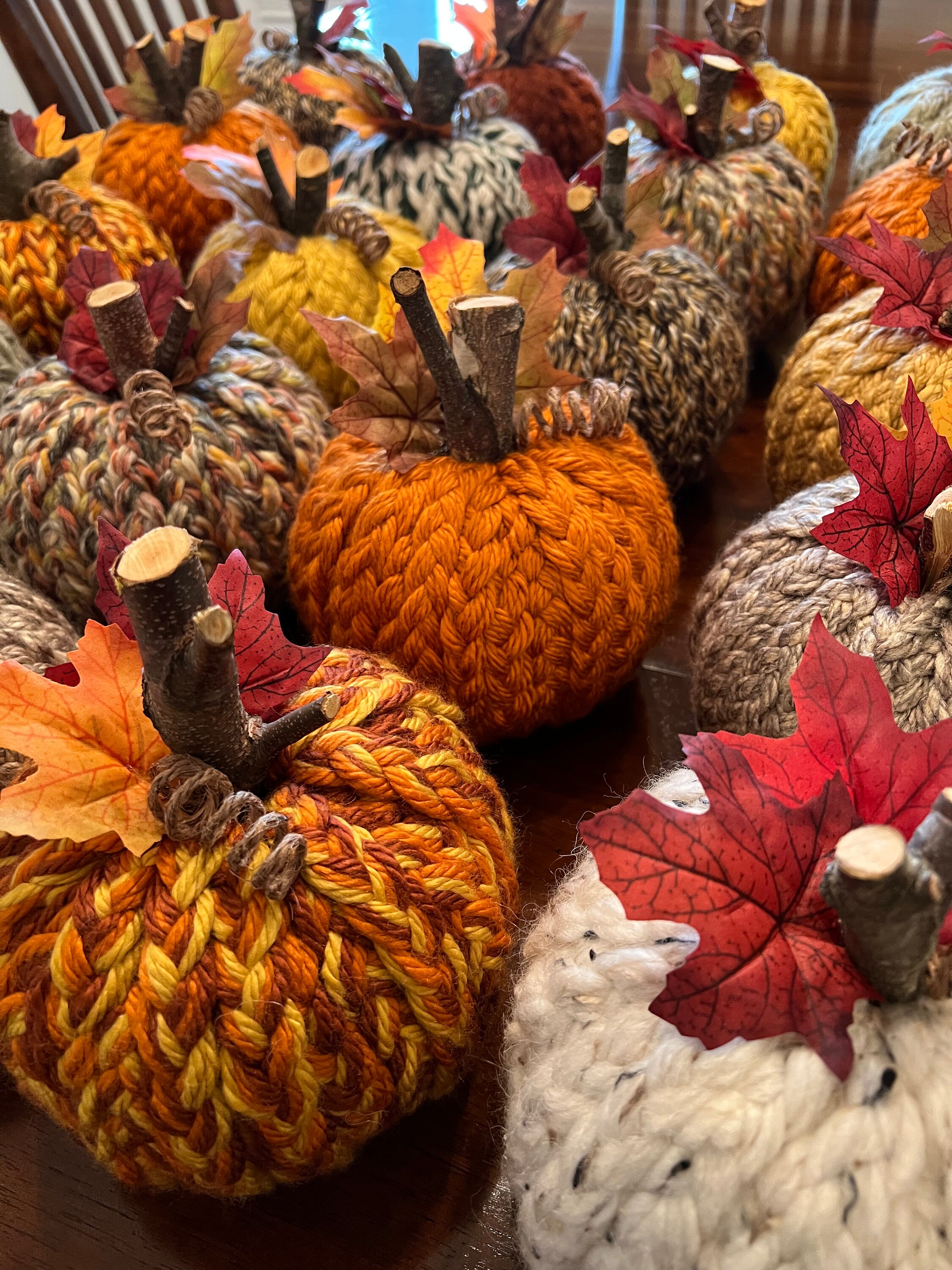 Handmade Fall Pumpkins - Etsy