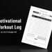 Printable Crossfit Log Book Daily Fitness Workout Notebook Digital ...