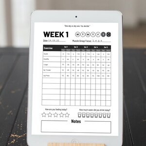 Printable Crossfit Log Book Daily Fitness Workout Notebook Digital ...