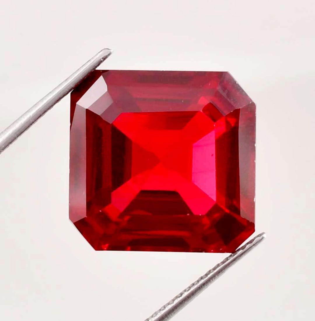 AAA+ Very Rare Natural Red Painite Square Cut Burmese Facet GIT ...