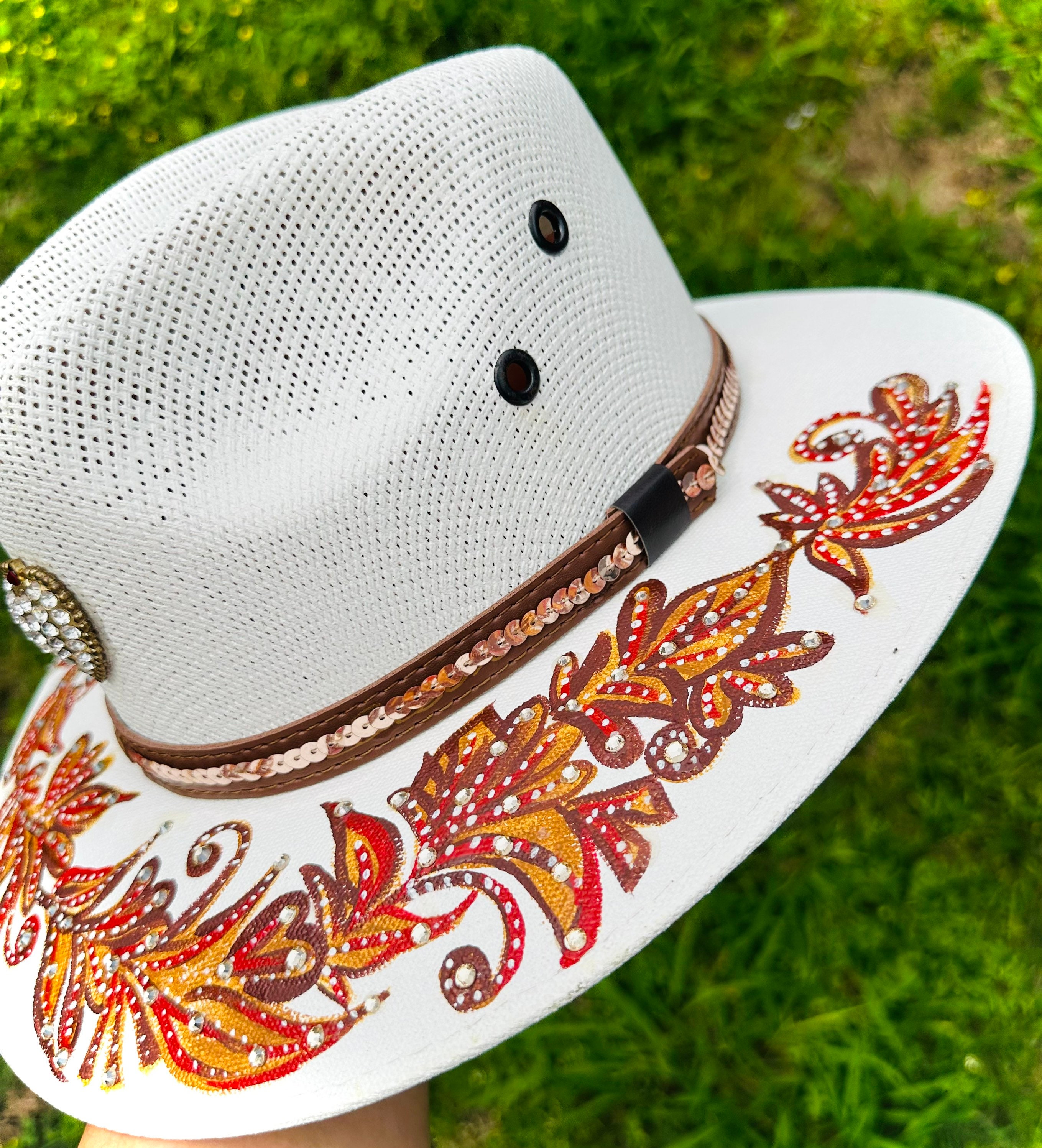 Custom Hand Painted Hat - Etsy