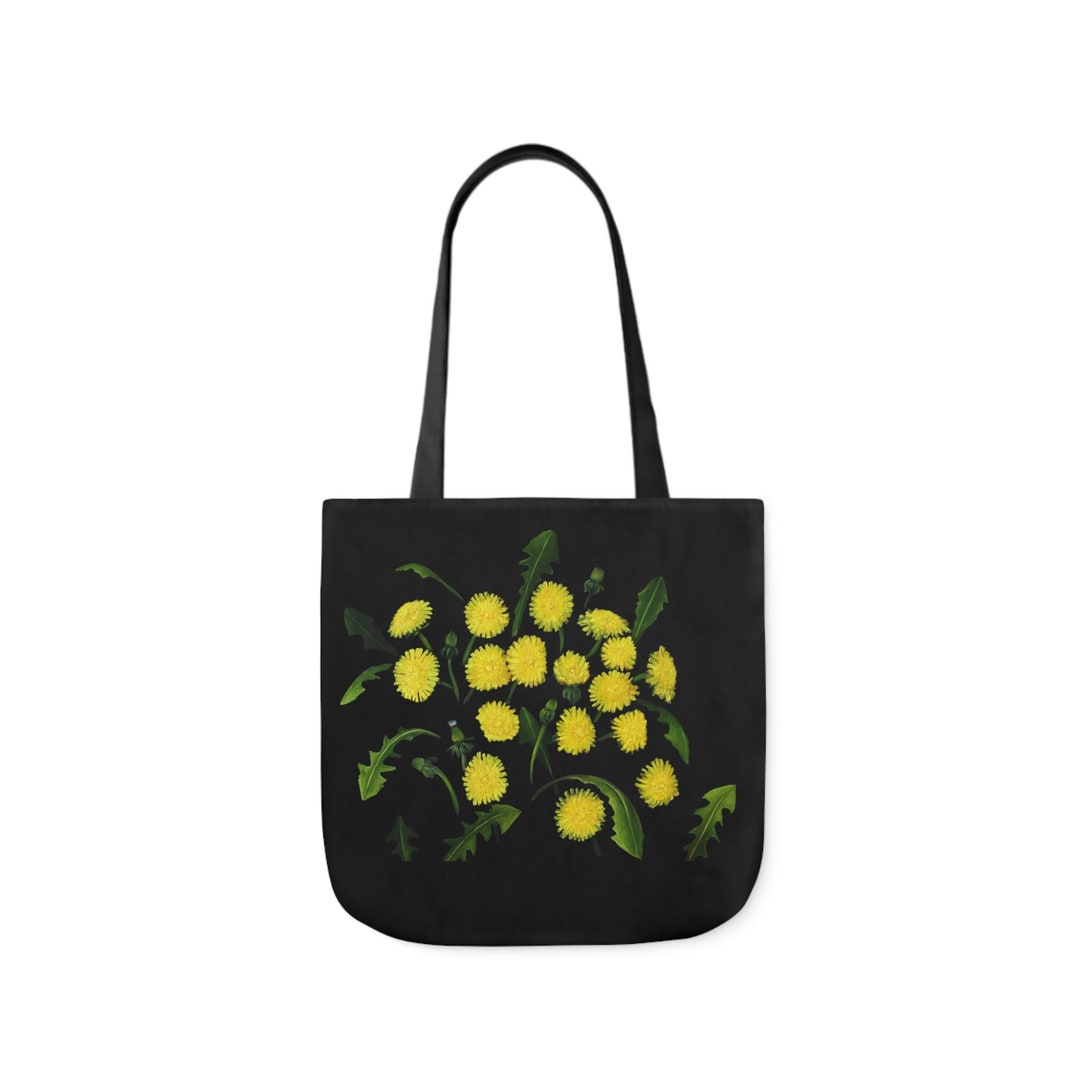 Dandelion Tote Bag, Wild Flowers Tote Bag, Polyester Canvas Tote Bag - Etsy