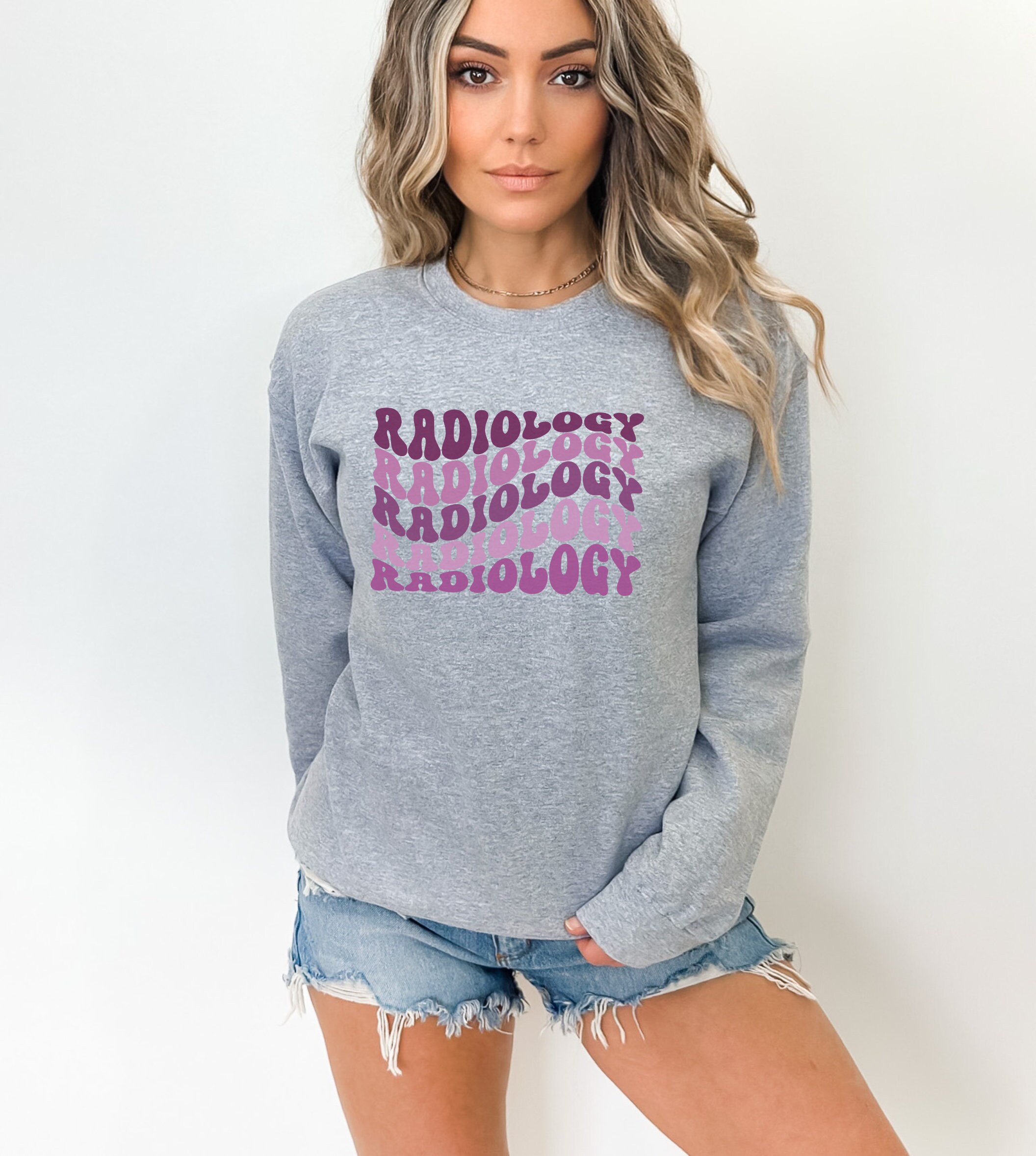 Groovy Purple Radiology Sweatshirt for RAD Technician, Radiology ...
