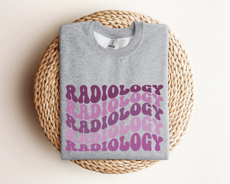 Groovy Purple Radiology Sweatshirt for RAD Technician, Radiology ...