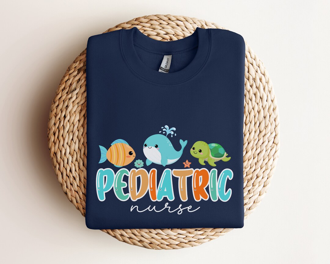 Cute Pediatric Nurse Sweatshirt for PEDS Nurse, Pediatric Nurse ...