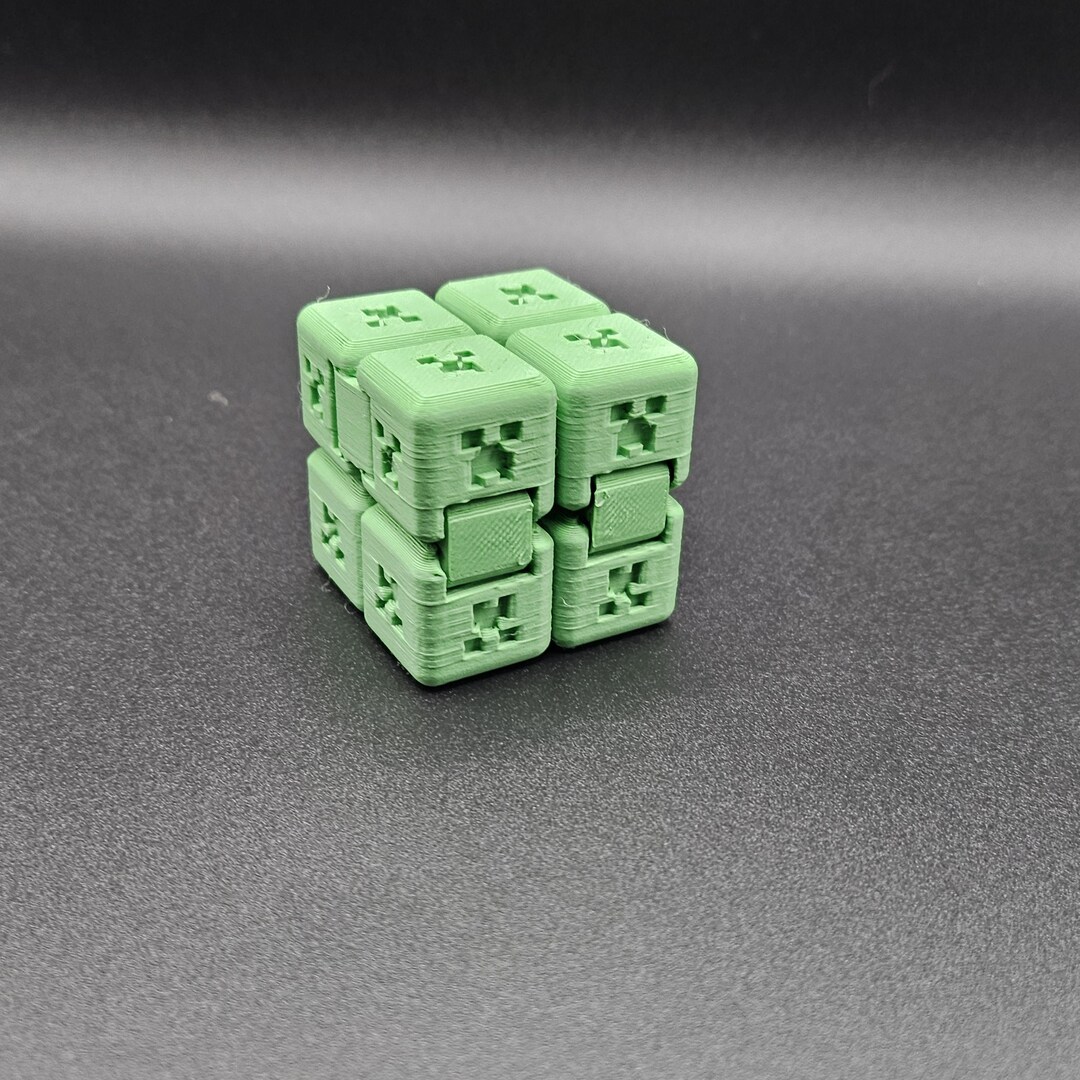 Creeper Fidget Infinity Cube - Etsy
