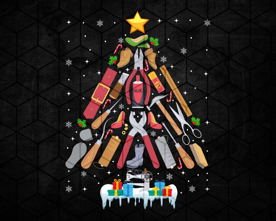 Cobbler Christmas Tree Png Shoes Repairing Png Cobblers - Etsy