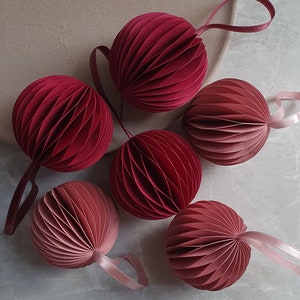 Paper Handmade Decoration, Scandi Christmas Decoration, Rustic ...