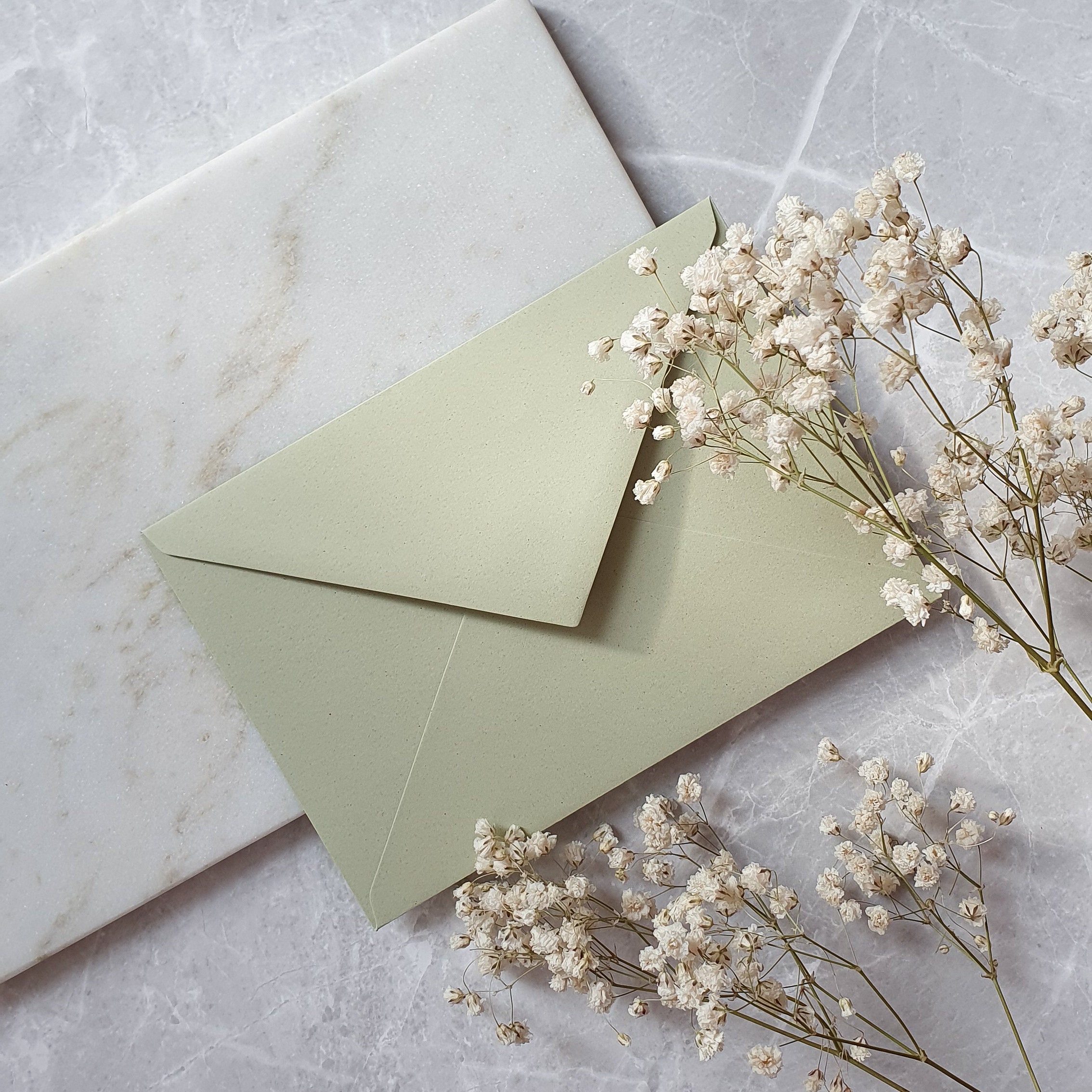 C6, B6 SIZE Pastel Green Wedding Envelope Pistachio Invitation Envelope ...