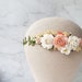 Blush Baby Flower Crown Pink Baby Breath Flower Girl Crown Soft Pink ...