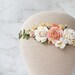 Blush Baby Flower Crown Pink Baby Breath Flower Girl Crown Soft Pink ...