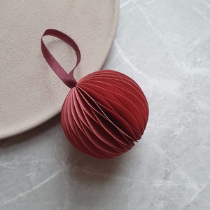 Paper Handmade Decoration, Scandi Christmas Decoration, Honeycomb ...