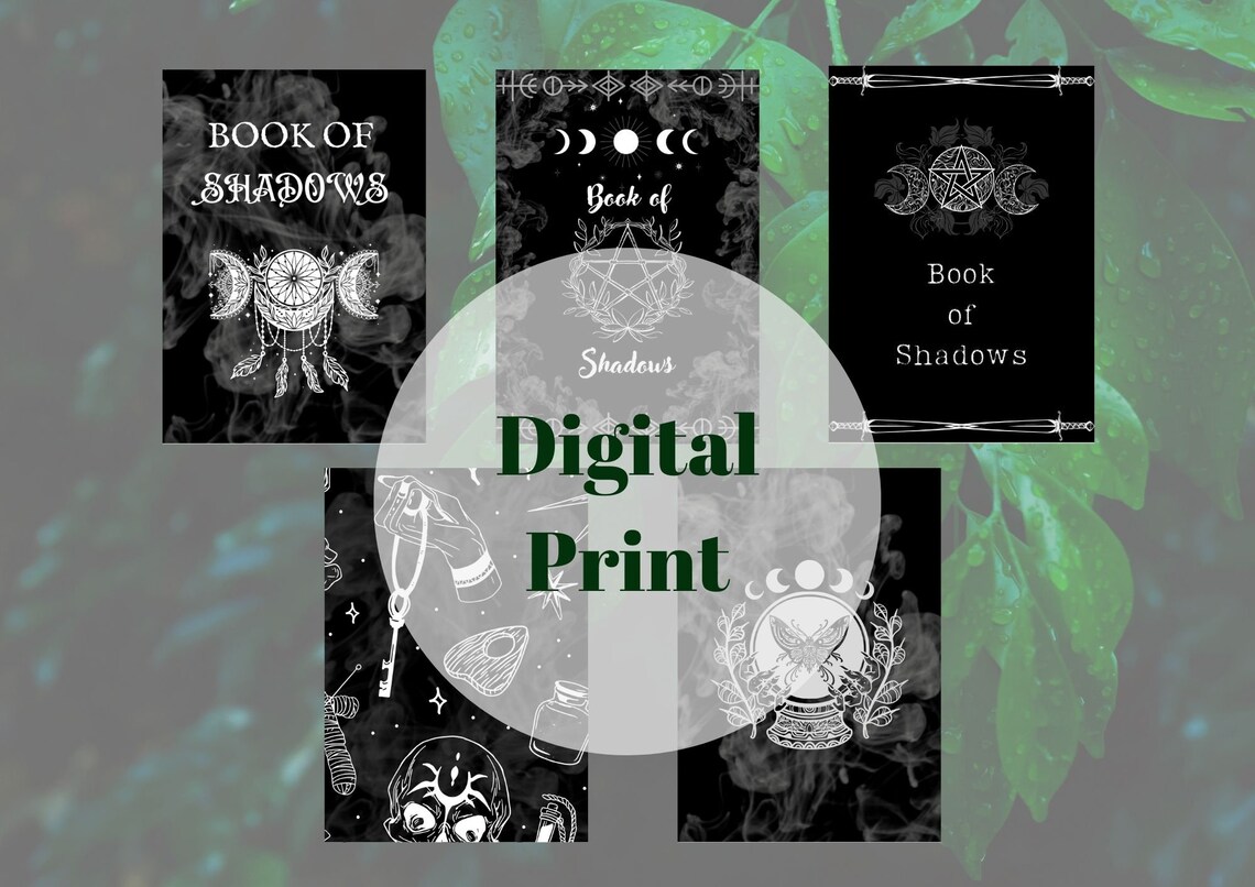 Shadow Work Journal, Book of Shadows, Witchy Daily and Journal Pages ...