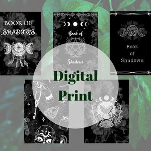 Shadow Work Journal, Book of Shadows, Witchy Daily and Journal Pages ...
