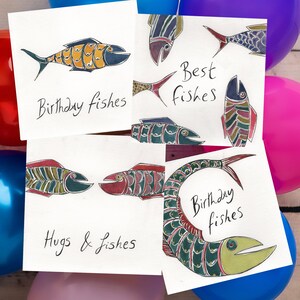 Best Fishes Fish Greeting Card - Etsy
