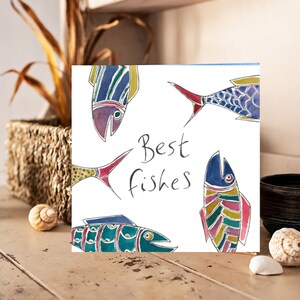 Best Fishes Fish Greeting Card - Etsy