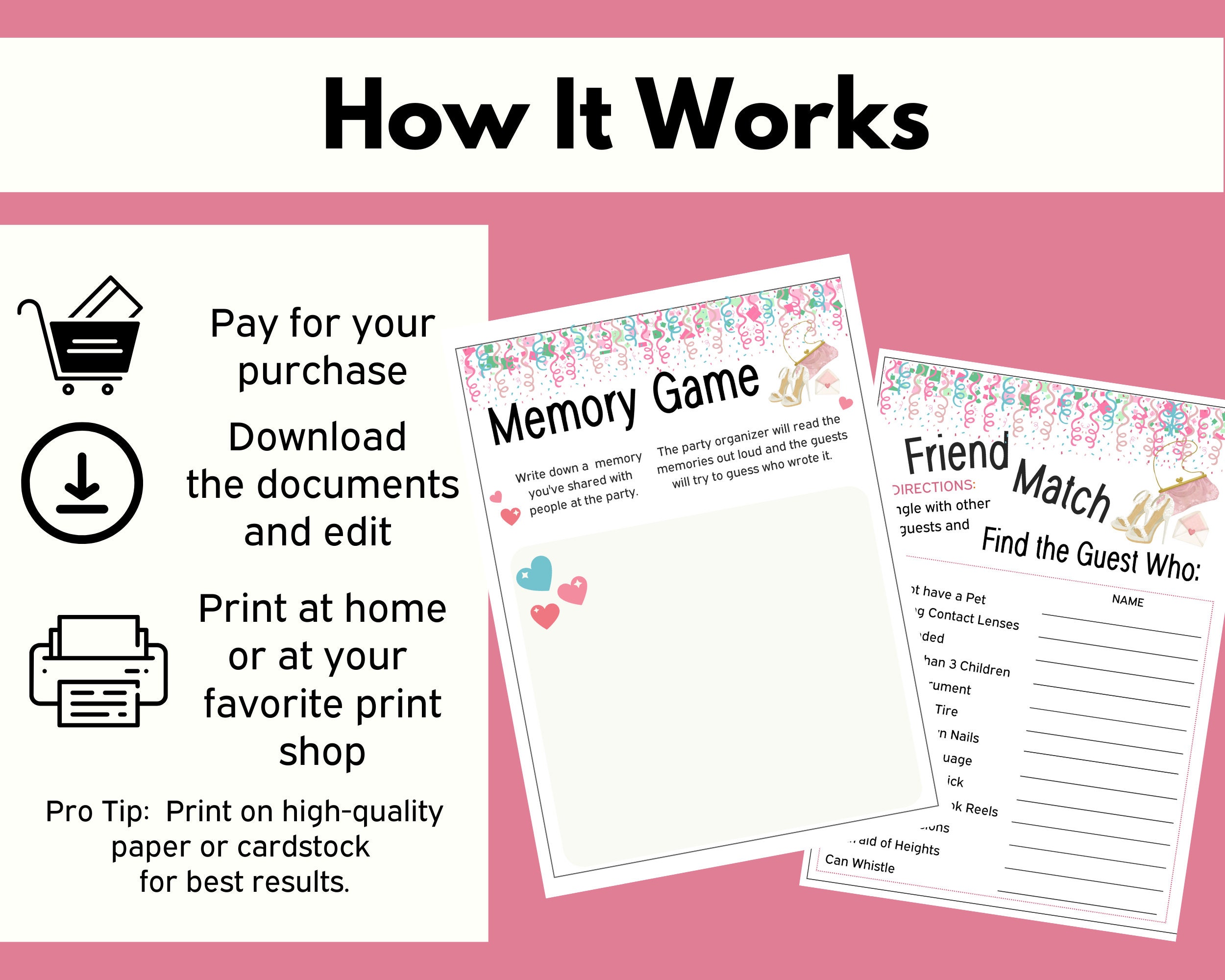 Find the Guest Who is Most Likely to Printable Party Games Ladies Night ...