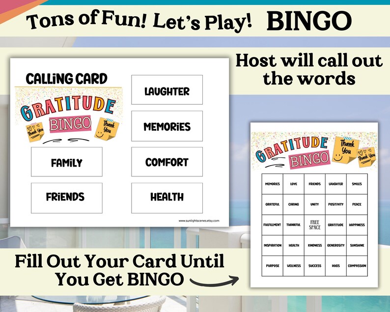 Gratitude Bingo Cards Printable PDF, Fall Thanksgiving Game 100 Bingo ...