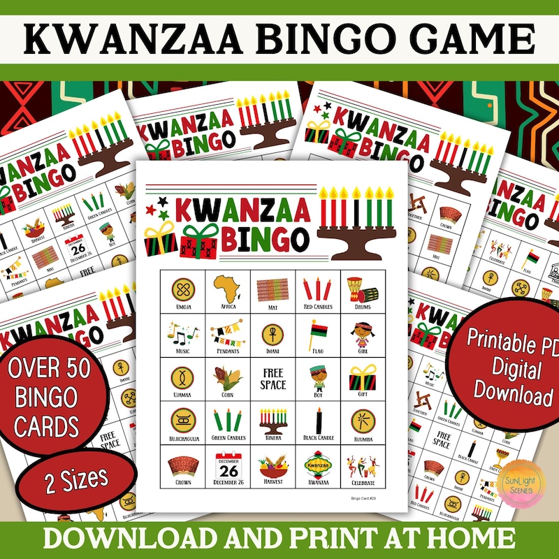 Kwanzaa Principles Cards - Etsy