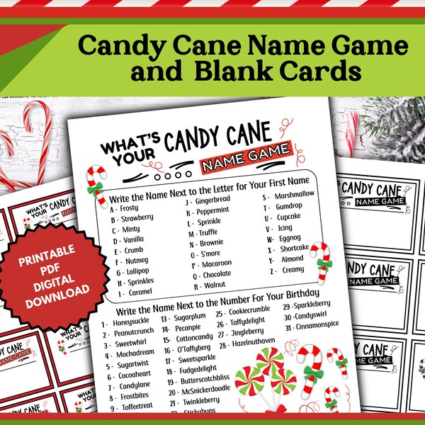 Name That Candy - Etsy