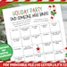Christmas Find Someone Who Printable Game, Holiday Human Bingo Coworker ...